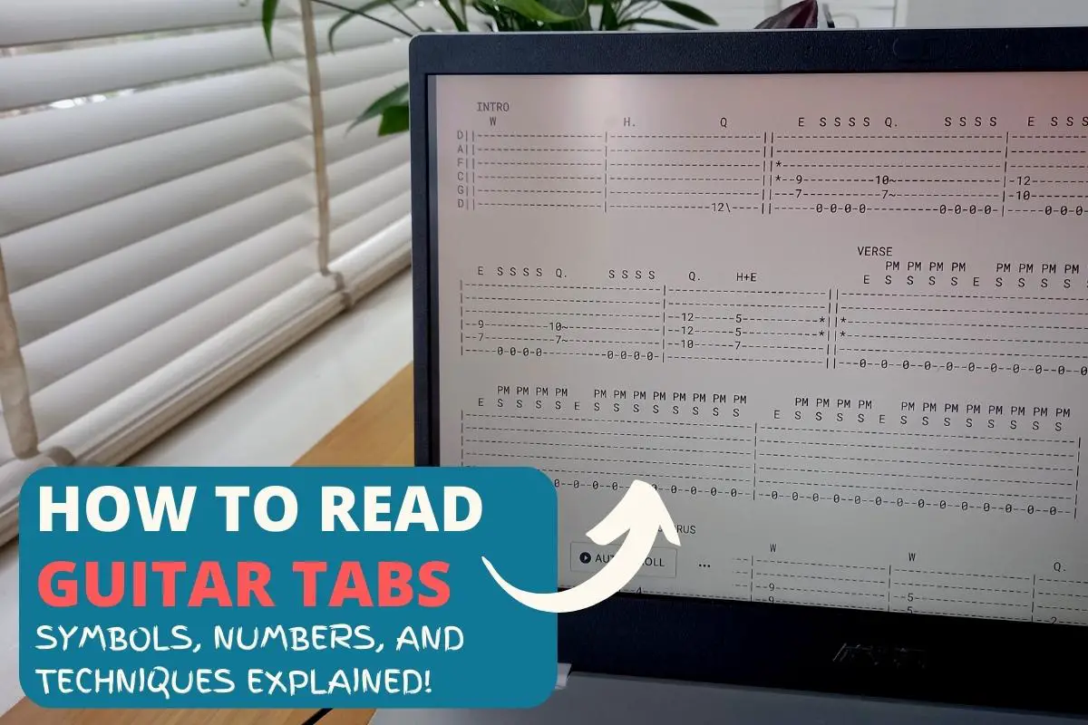 How To Read Guitar Tabs Symbols Numbers And Techniques Explained